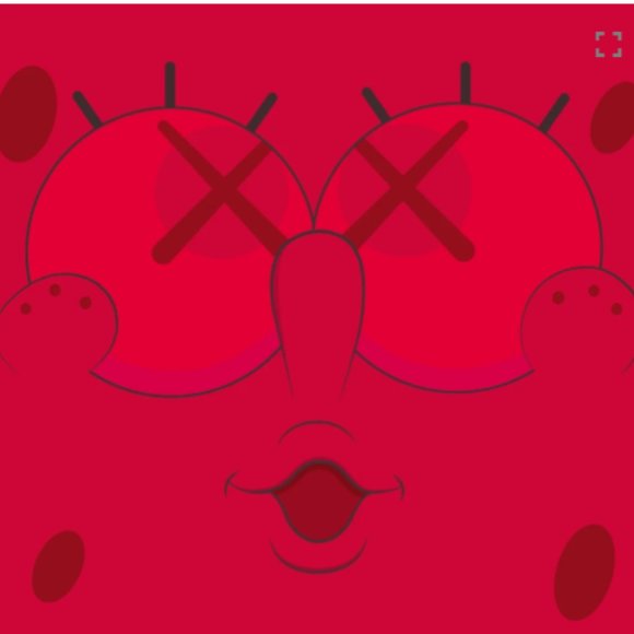 Wall Decor | Kaws Spongebob Red | Poshmark